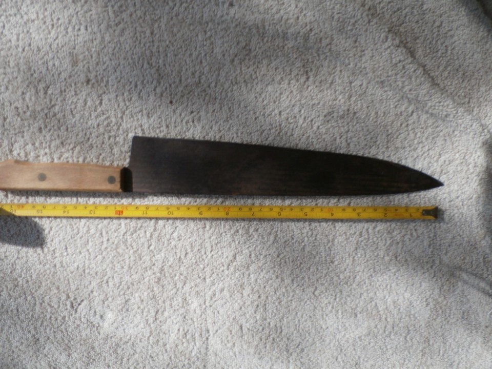 Antique Carbon Steel Blacksmith Butchers Knife 12 inch wide Blade | eBay