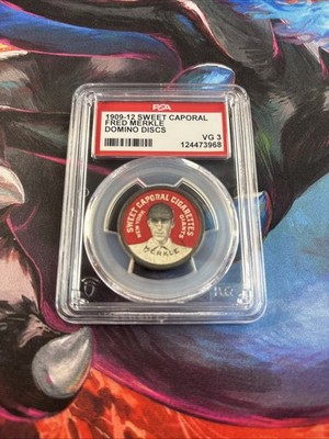 1909 Sweet Caporal Domino Disc Red FRED MERKLE New York Giants PSA 3 | eBay