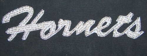 New Orleans Hornets Sequin Beaded Basketball Patch | eBay