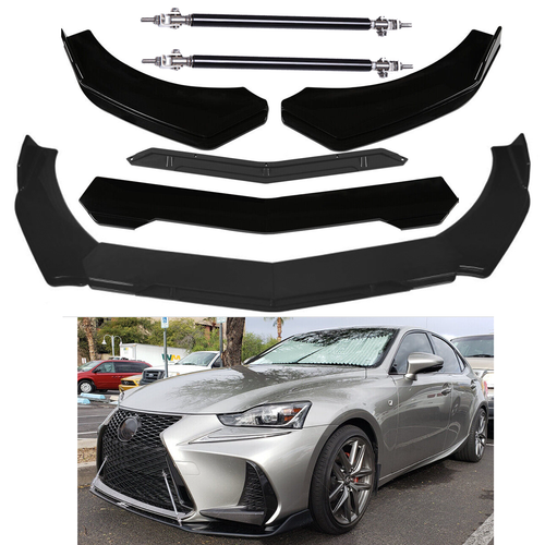 For IS250 IS350 IS300 RC350 Front Bumper Lip Splitter Spoiler + Strut ...
