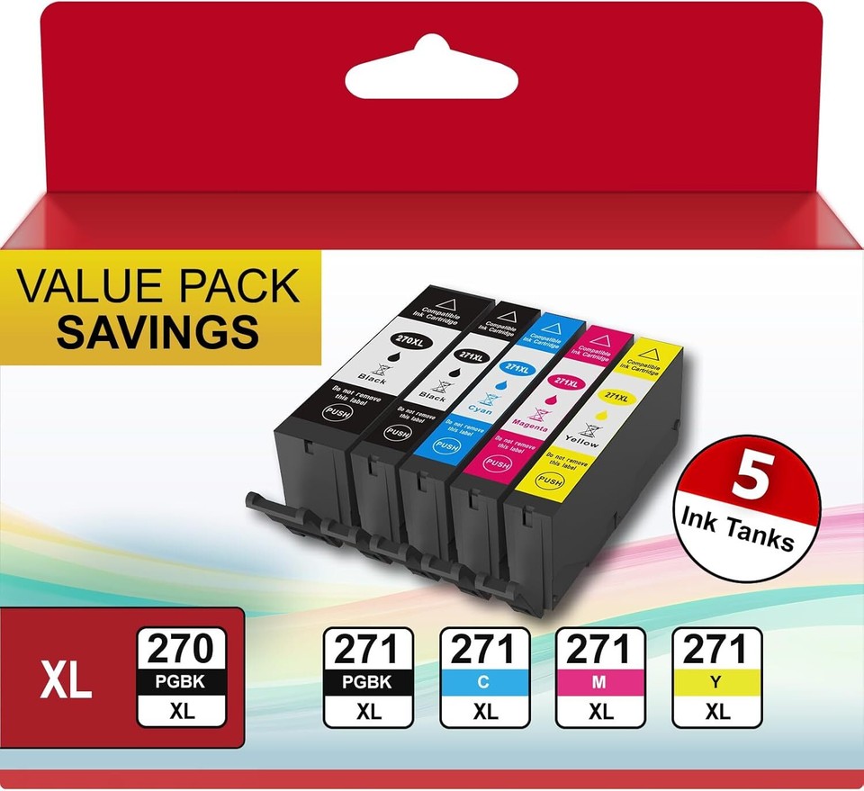 PG-275XL CL-276XL High Yield Ink Compatible for Canon PIXMA TR4720 ...