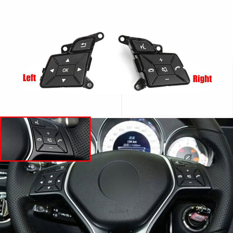 Steering Wheel Switch Button Fit For Mercedes~Benz W204 X204 W212 C/E ...