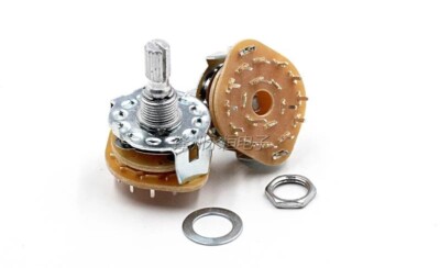 5PCS RS25 1P11T 2P4T 2P5T 2P6T 3P3T 3P4T 4P3T Rotary Switch Selector | eBay