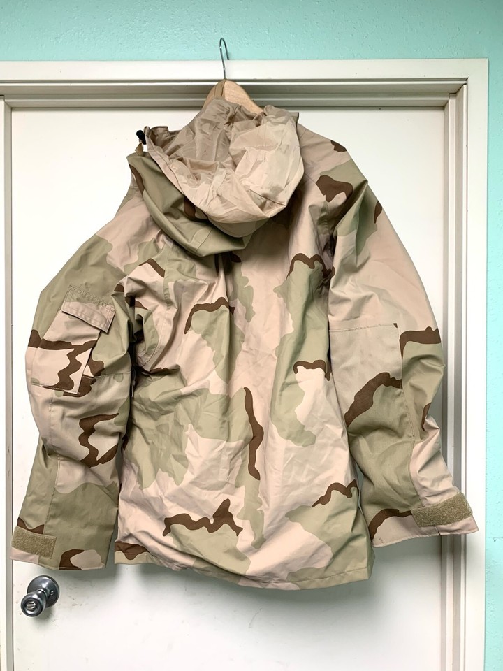 Genuine US GI Military DESERT TRI COLOR Camouflage Gortex Jacket/Parka ...