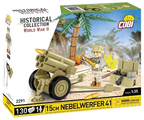 COBI WWII 15cm Nebelwerfer 41 Rocket Launcher Building Block Model Set ...