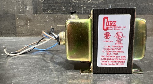 Core 120-024-100-TF-CB Class 2 Transformer 120V 50/60Hz 10011SHCB Nos ...