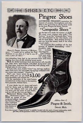 1897 Pingree & Smith Vintage Ad Composite Shoes Modern Women Foot Wear ...