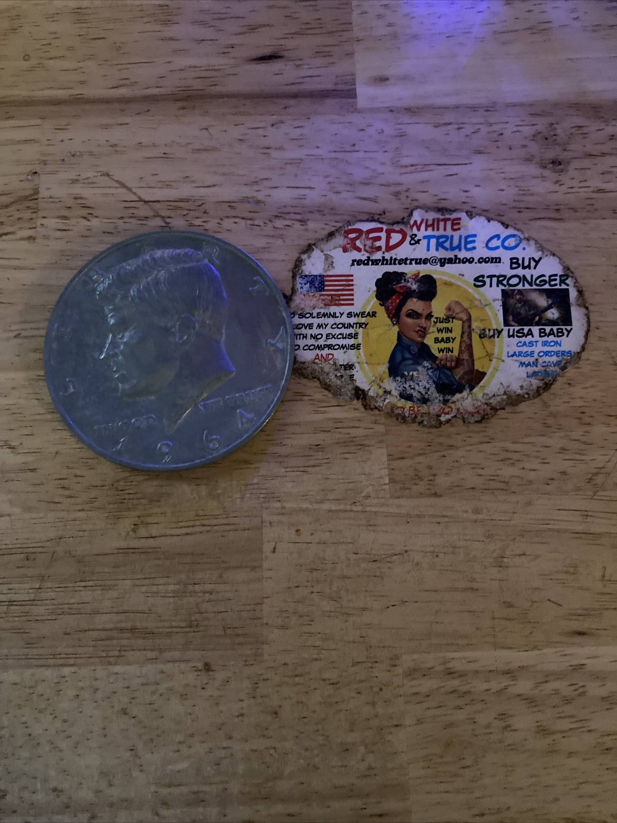 John F. Kennedy JFK Coin Paperweight Patina President Collector Gift ...