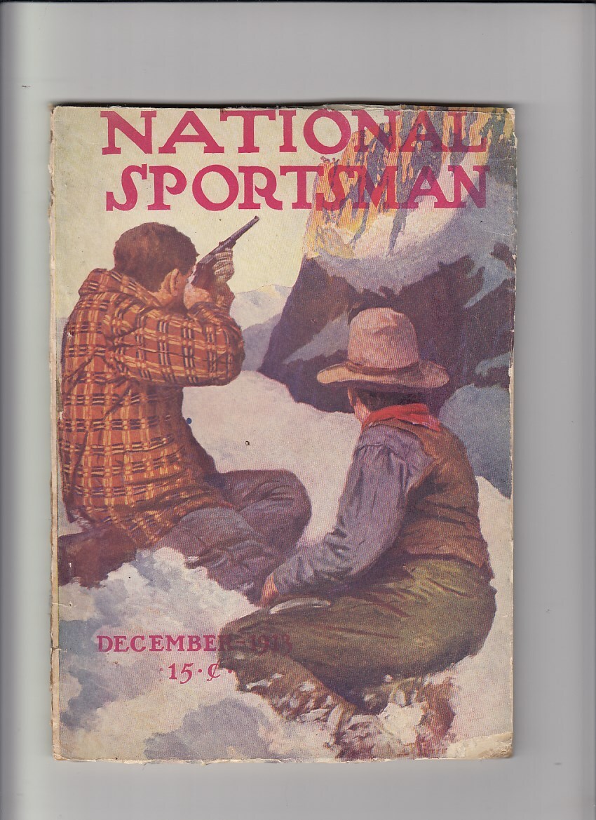 Antique NATIONAL SPORTSMAN magazine DECEMBER 1913 Cover Print for ...