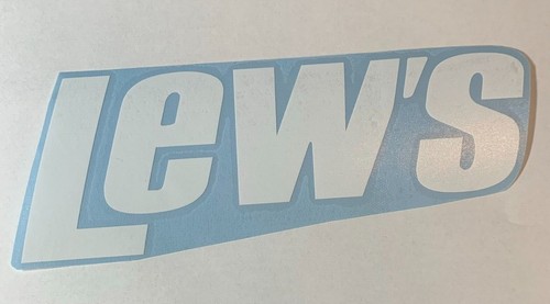 Lew's Reels Logo Die Cut Vinyl Decal High Quality Outdoor Sticker ...