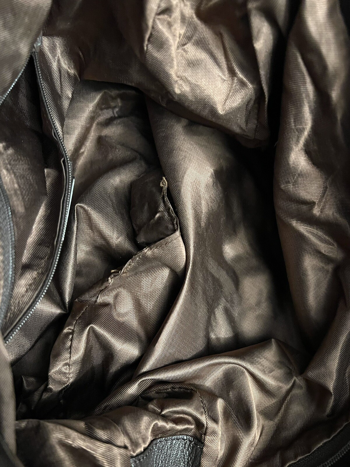 ITALIAN CAPACCIOLI SHOULDER HOBO BAG BROWN LEATHER SU… - Gem