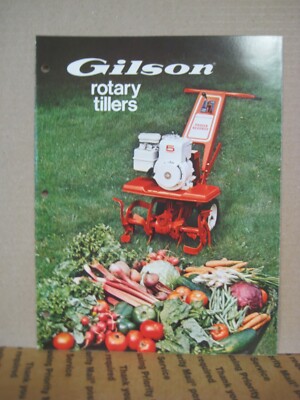 Gilson Rotary Tillers Brochure 51080, 51084, 51081, 51082, 51079, 51083 ...
