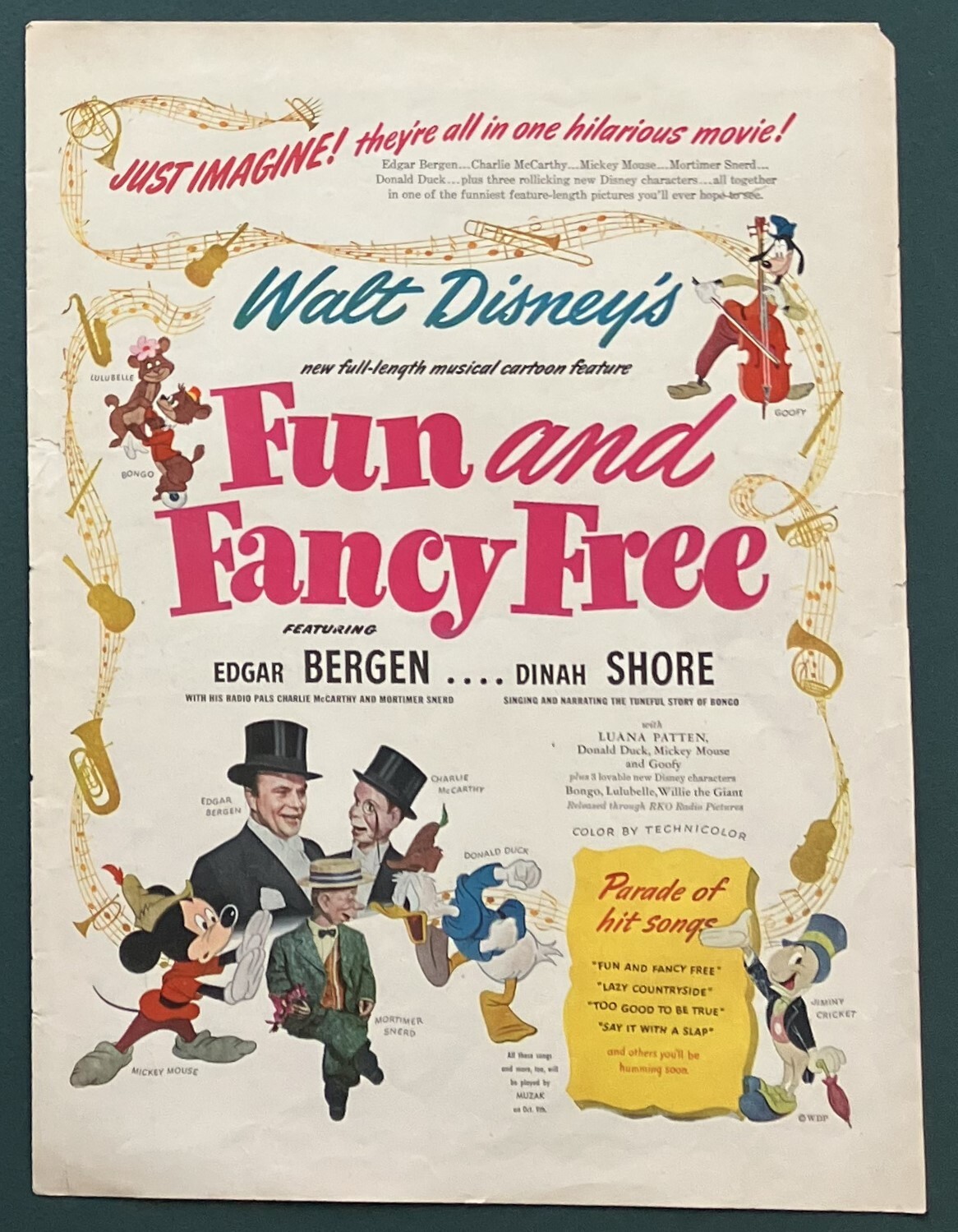 Fun And Fancy Free Poster
