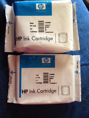 HP 88XL OEM High Capacity Black Ink Cartridge C9396A & HP 88 OEM CYAN ...