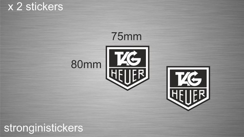 Tag Heuer Stickers High Quality black and white 7-10 year vinly F1 ...