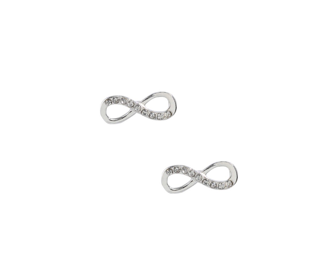 NEW Park Lane Jewelry INFINITE Earrings Silver Pierced Infinity ...