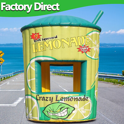 Inflatable Lemonade Concession Stand Booth W/ Air Blower Cart Booth for ...