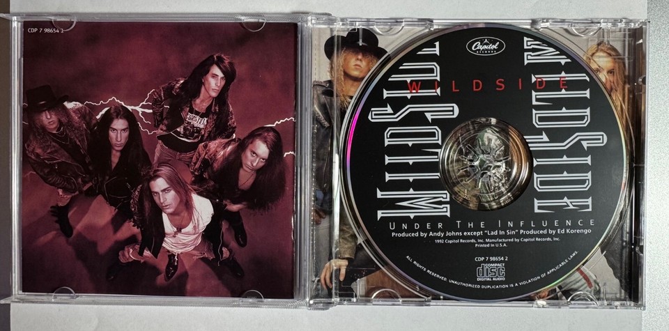 WILDSIDE cd UNDER THE INFLUENCE ** MINT ** HAIR METAL 1992 | eBay