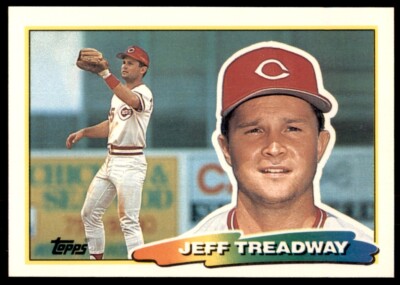 1988 Topps Big Jeff Treadway 2088 Cincinnati Reds #214 | eBay