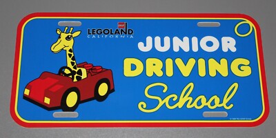 LEGOLAND CALIFORNIA JUNIOR DRIVING SCHOOL PLATE NUMBER | eBay