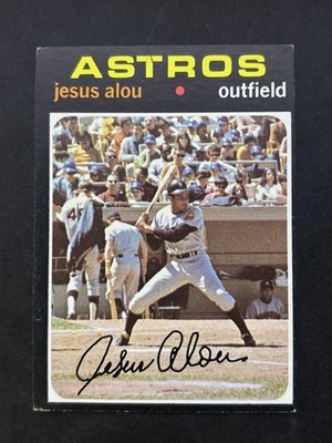 1971 Topps JESUS ALOU #337 Houston Astros | eBay