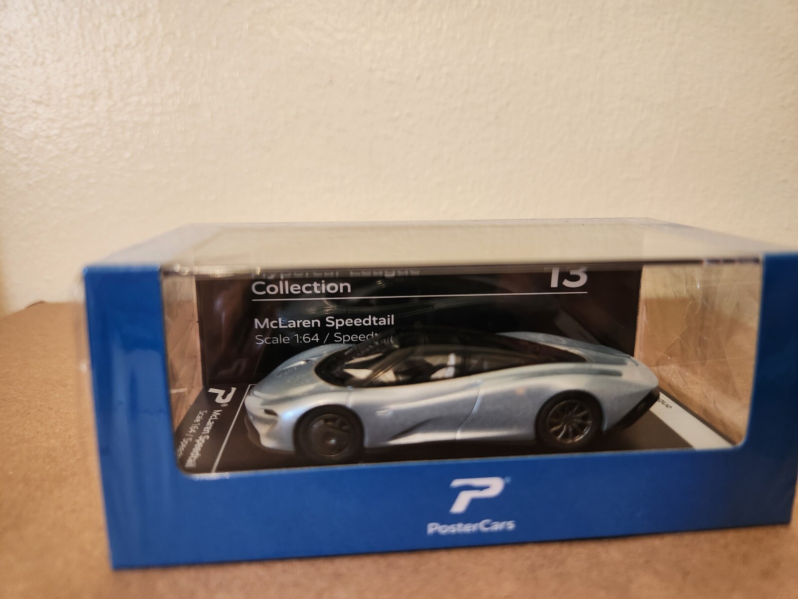 PosterCars 1:64 McLaren Speedtail Silver - Hypercar League Collection ...