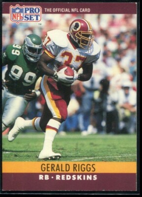 1990 Pro Set Football Gerald Riggs #329 Washington Commanders (Redskins ...