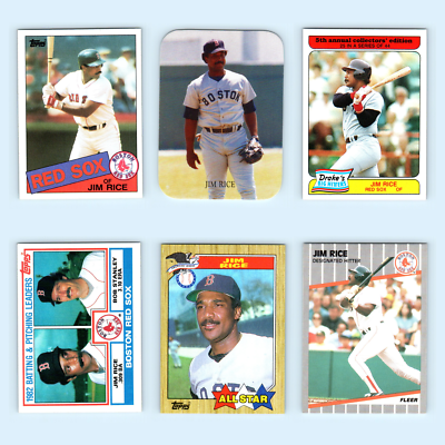 Jim Rice Cards Jim Rice (Hall Of Famer) Baseball Card Collection