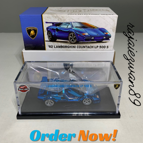 Hot Wheels Collectors RLC Exclusive Lamborghini Countach LP500 S Black ...