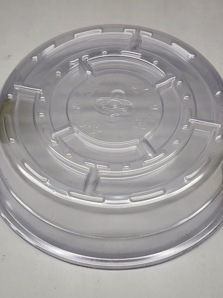 4 PCS Clear Plastic Plant Saucer Drip Trays Plate Dish 6" | eBay