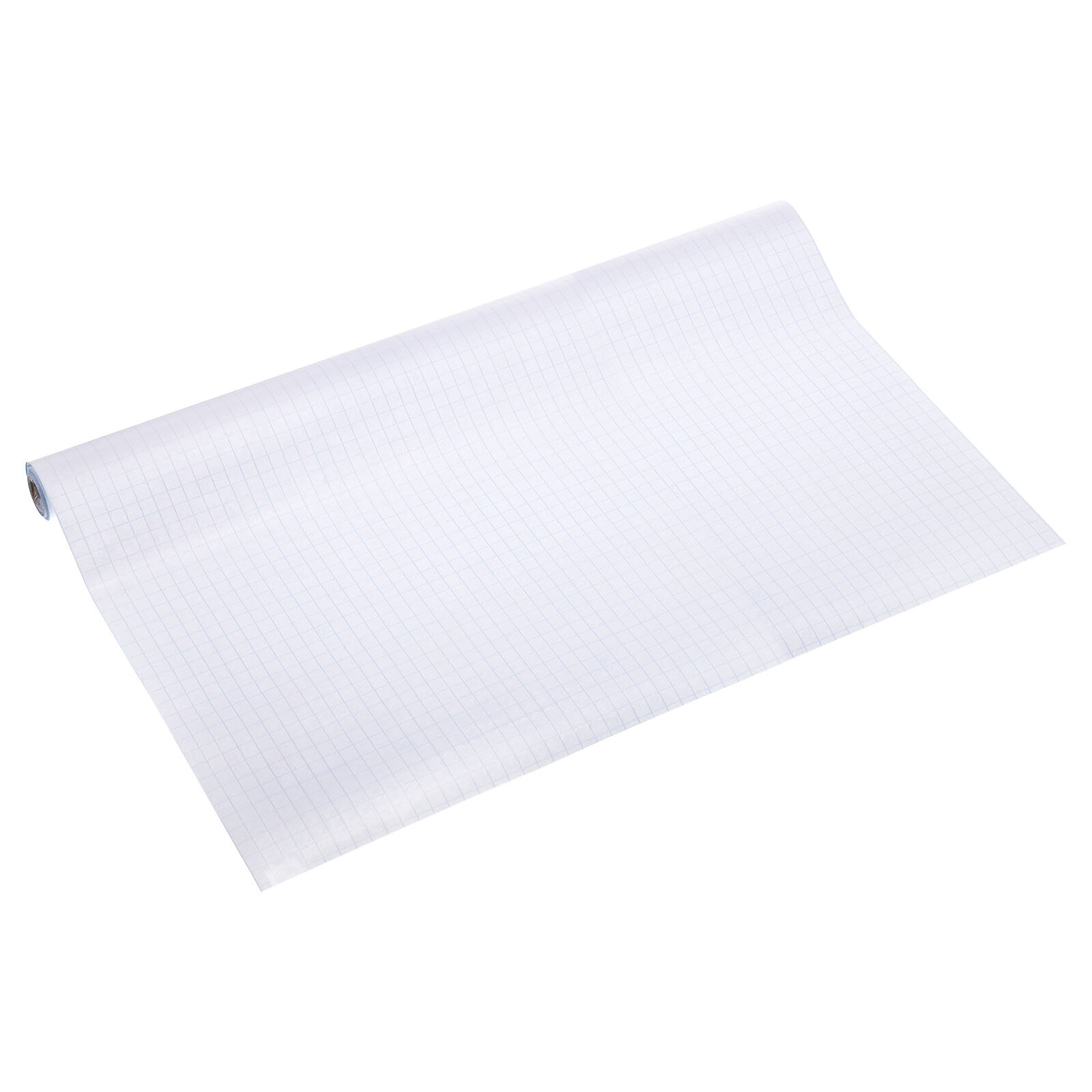 118.1x23.6" Contact Paper, Grid PVC Self-adhesive Covers Liners, Clear ...