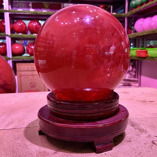 8.06LB Natural Red melting stone crystal Ball Quartz Crystal Sphere ...