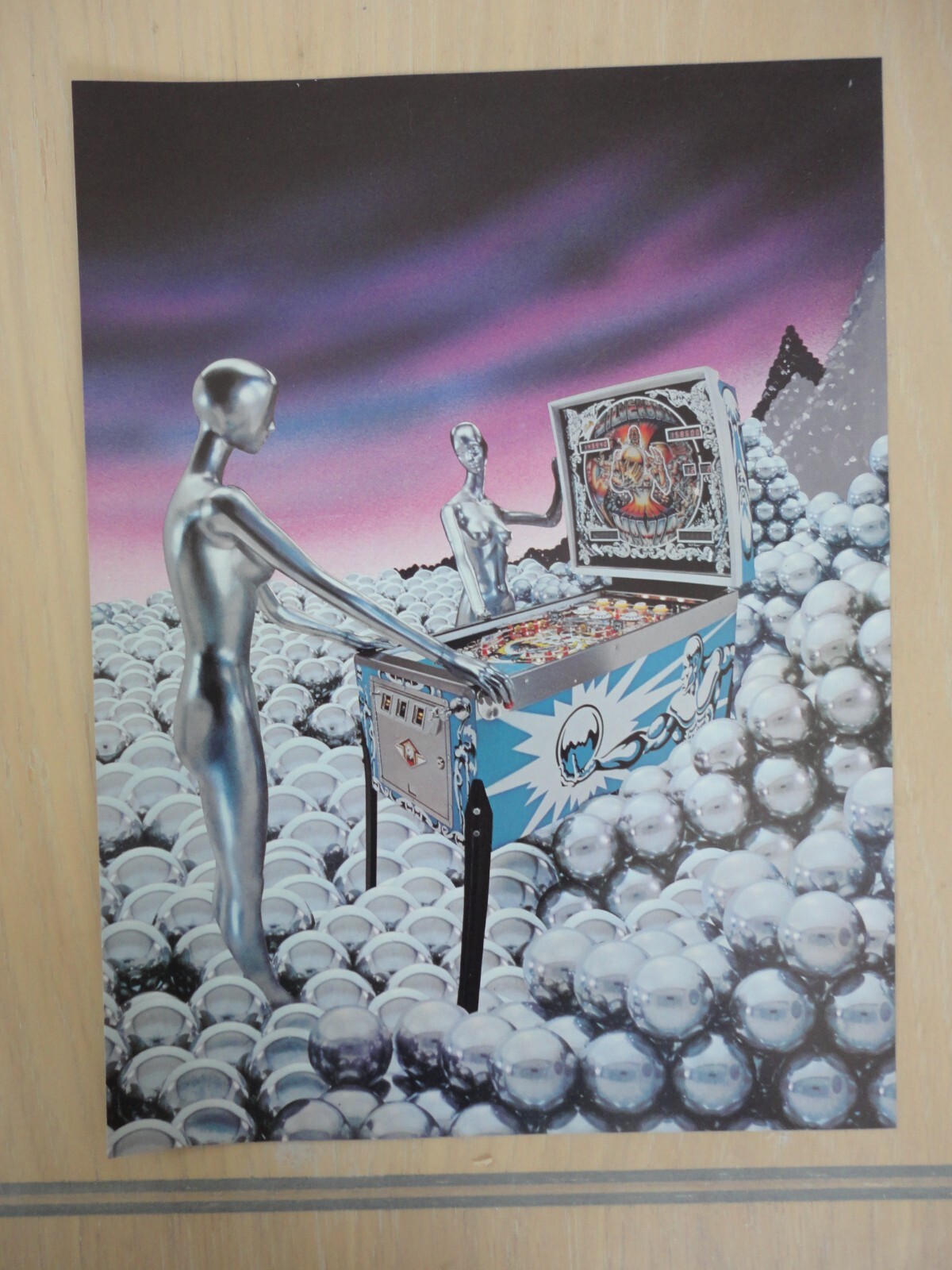 Silverball Mania Pinball Machine 2 Page Original Magazine Pull Out ...