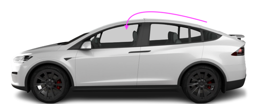 Fits 2016-2022 Tesla X Driver Side Front Left Door Window Glass | eBay