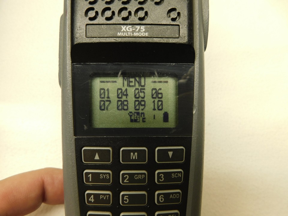 Harris XG-75P UHF 378-470mhz P25 Digital Portable Radio W/AES, DES ...