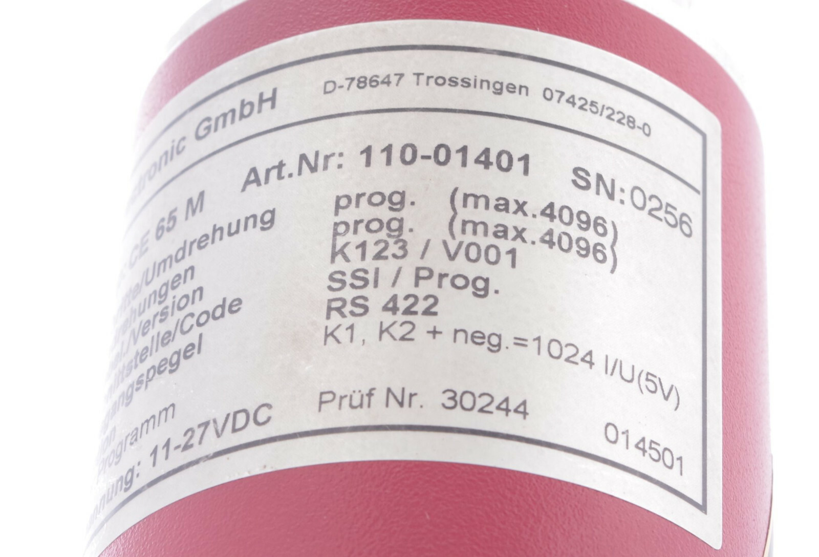 TR ELECTRONIC CE 65 M CE65M 110-01401 11001401 ! NEW ! | eBay