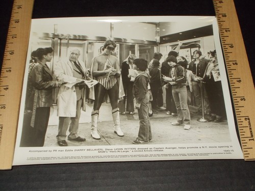 Rare Orig VTG John Ritter Captain Avenger Hero At Large MGM Movie Photo ...