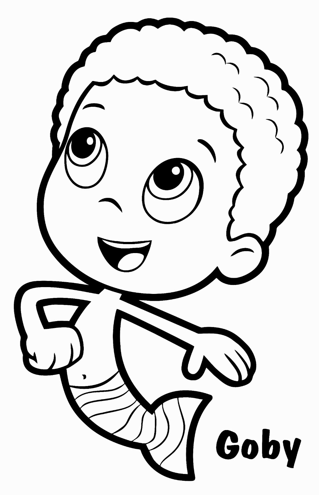 Bubble Guppies Coloring Pages Goby