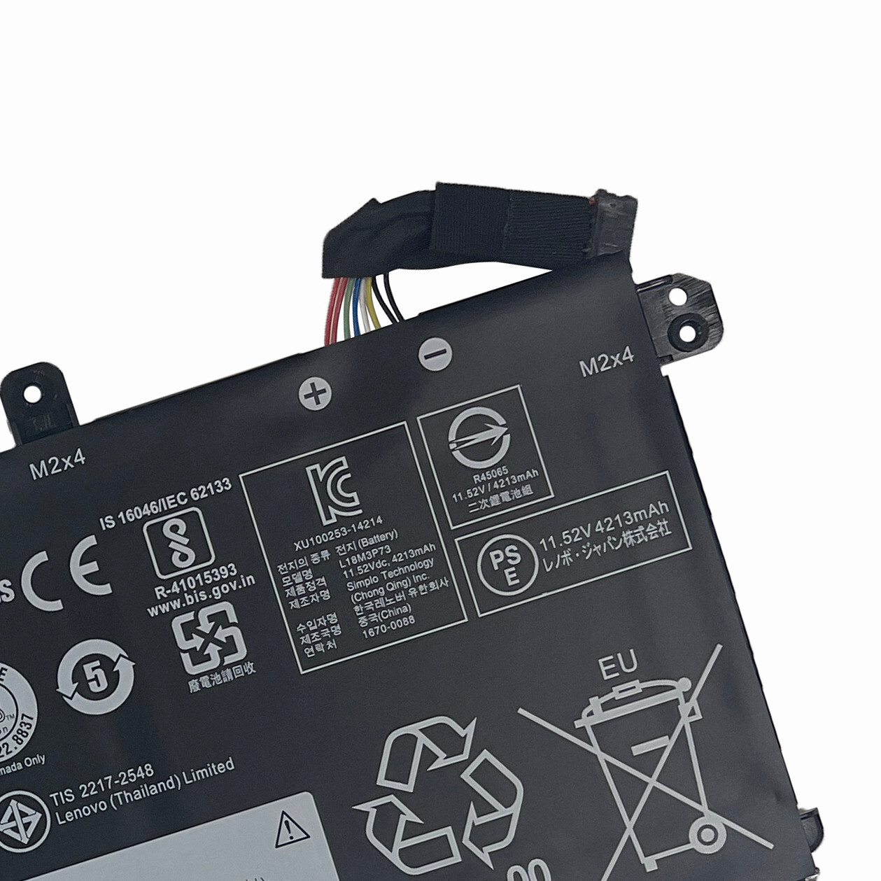 OEM L18M3P73 For Lenovo Battery T490 T495 P14S Gen 1 L18C3P72 L18L3P73 ...