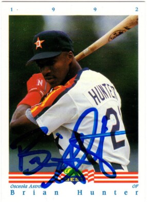 Brian Hunter Autograph 1992 Classic Best Minor League Auto Card ASTROS ...