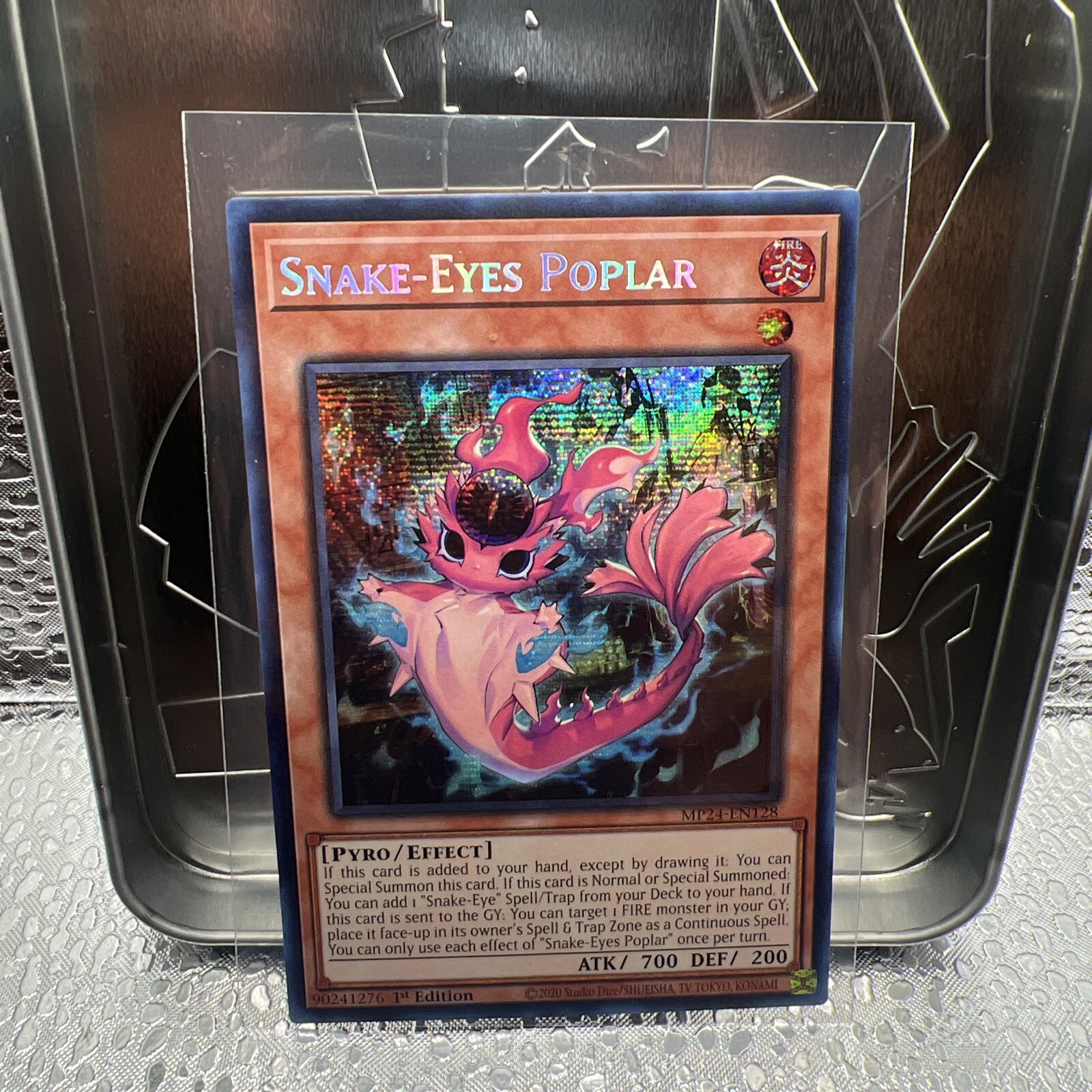 Yugioh! 1x Snake-Eyes Poplar MP24-EN128 Prismatic Secret Rare 1st Ed NM | eBay