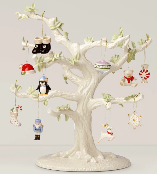 Lenox Christmas Memories 10 Miniature Tree Ornaments Set Mini for sale ...