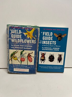 Peterson Field Guide to the Insects of N. America and Wild Flowers | eBay