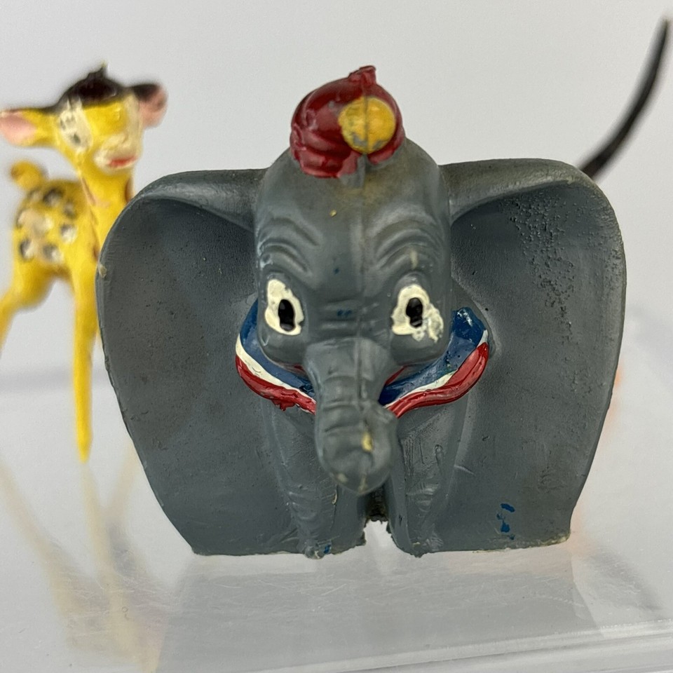 Vintage Marx Disneykins Dumbo Pluto Bambi Plastic Figurines - Lot Of 3 ...