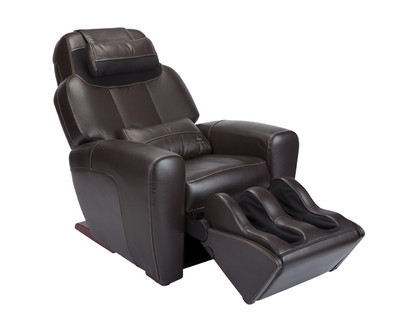 Showroom ESPRESSO LEATHER AcuTouch HT 9500 Human Touch Massage Chair ...