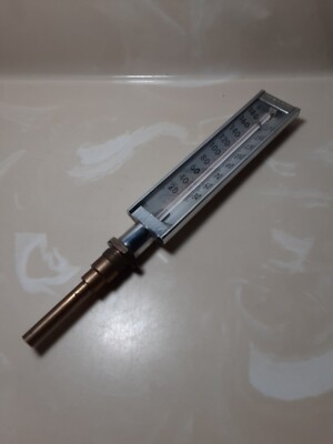 WEISS Instruments Chrome Vari-Angle Industrial Thermometer w/ 3.5" Stem ...