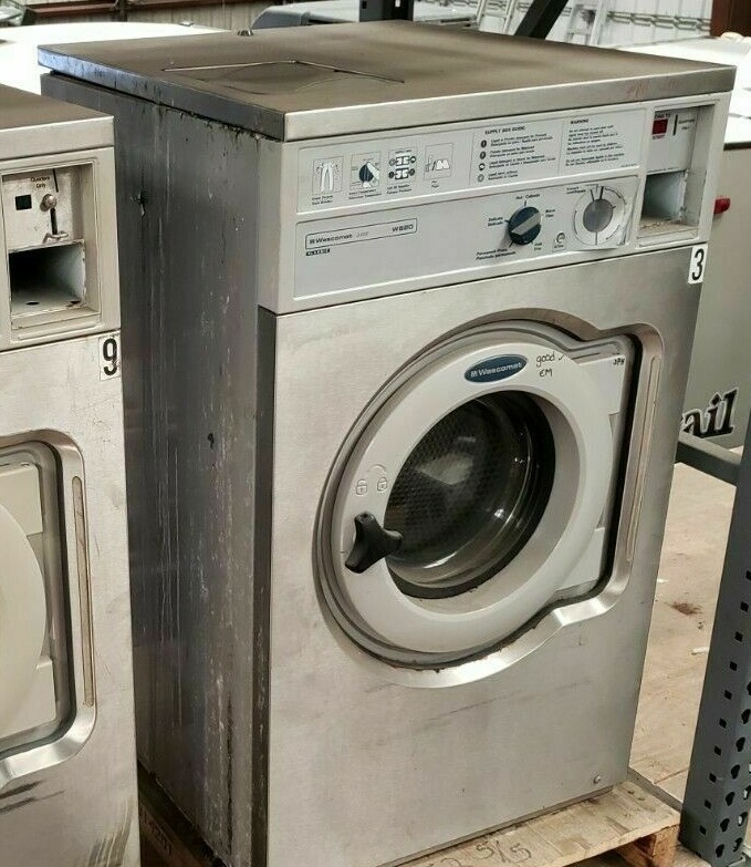 Wascomat Front Load Washer Coin Op 20LB, 208-240V, S/N: 00520/0073457 ...