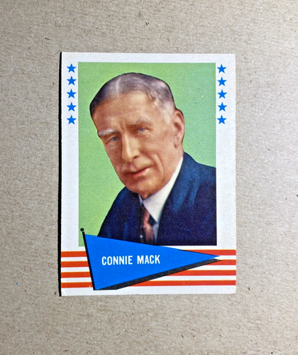 Connie Mack 1961 Fleer Greats #123 Vintage HOF Baseball Card! EXMT | eBay
