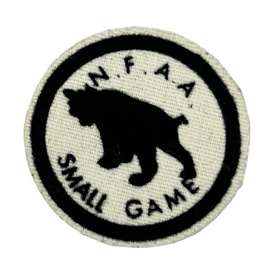 Vintage National Field Archery NFAA Patch Small Game 2" Round Bobcat ...