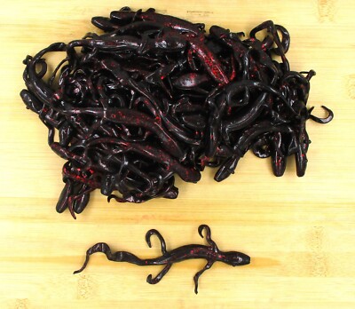 (50) Strike King 5" Lizards Black Red Flake Bulk Lot Brand New | eBay